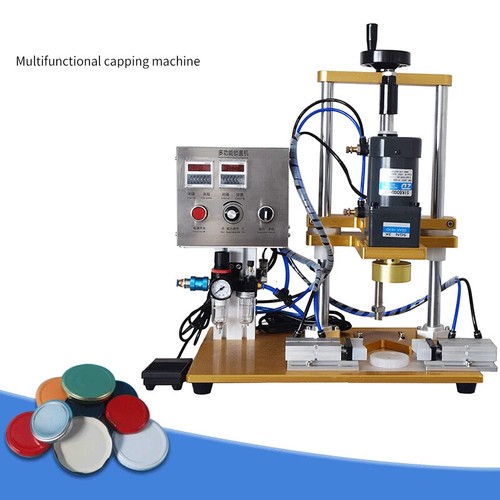 Automatic Capping machine Electric Pneumatic Glass bottle Cap clamping ...