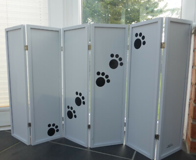 Doggie Divider, Room Divider, Pet Barrier, Foldable Puppy Fence, Indoor ...