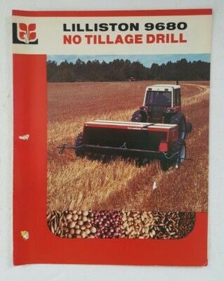 Lilliston 9680 No Tillage Drill Brochure Ad | eBay