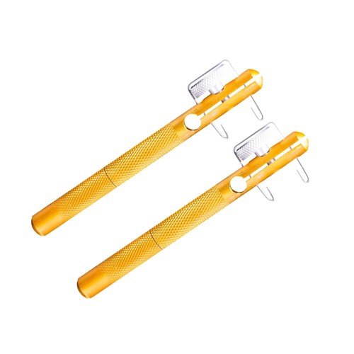2 PCS Fishing Line String Knotter Metal Hook Tie Fly Device Quick Tying ...