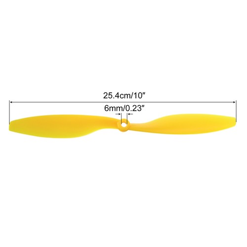 1045 Propellers CW CCW 10x4.5 Prop Fixed-Wing Yellow Replace Props ...