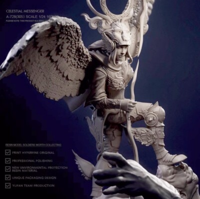 160mm resin figures model Battle of Angels Slaying Demons unpainted ...