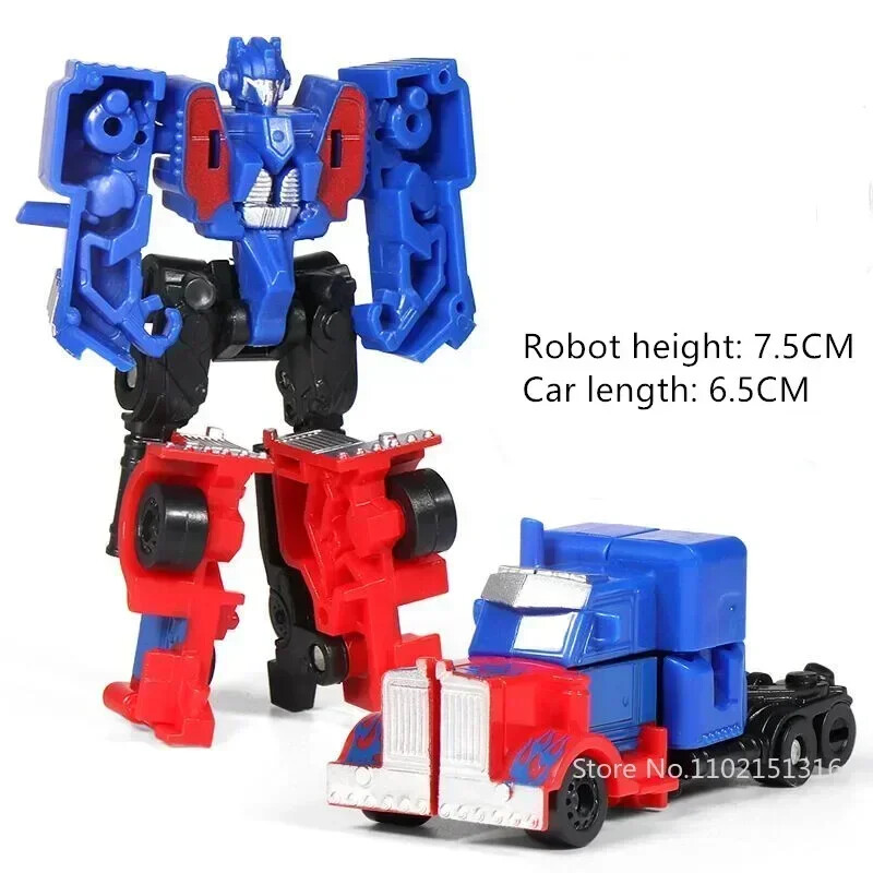 Children Toys Mini Transformation Robot Kit Toys Models 2 In 1 Deformed ...