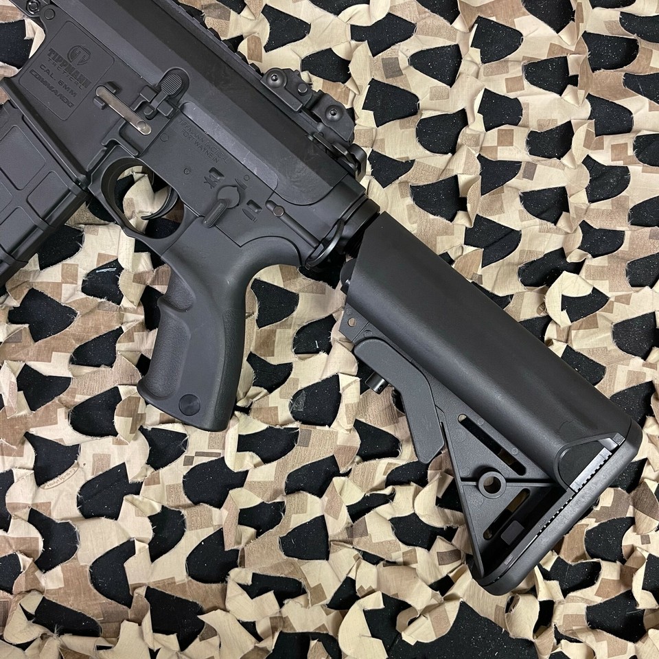 NEW Tippmann Commando 14.5" Carbine AEG Airsoft Gun - Black (94208) | eBay