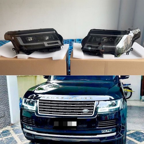 Front LED Head Lights Bumper Lamp For Range Rover L405 13-17 Upgraded ...