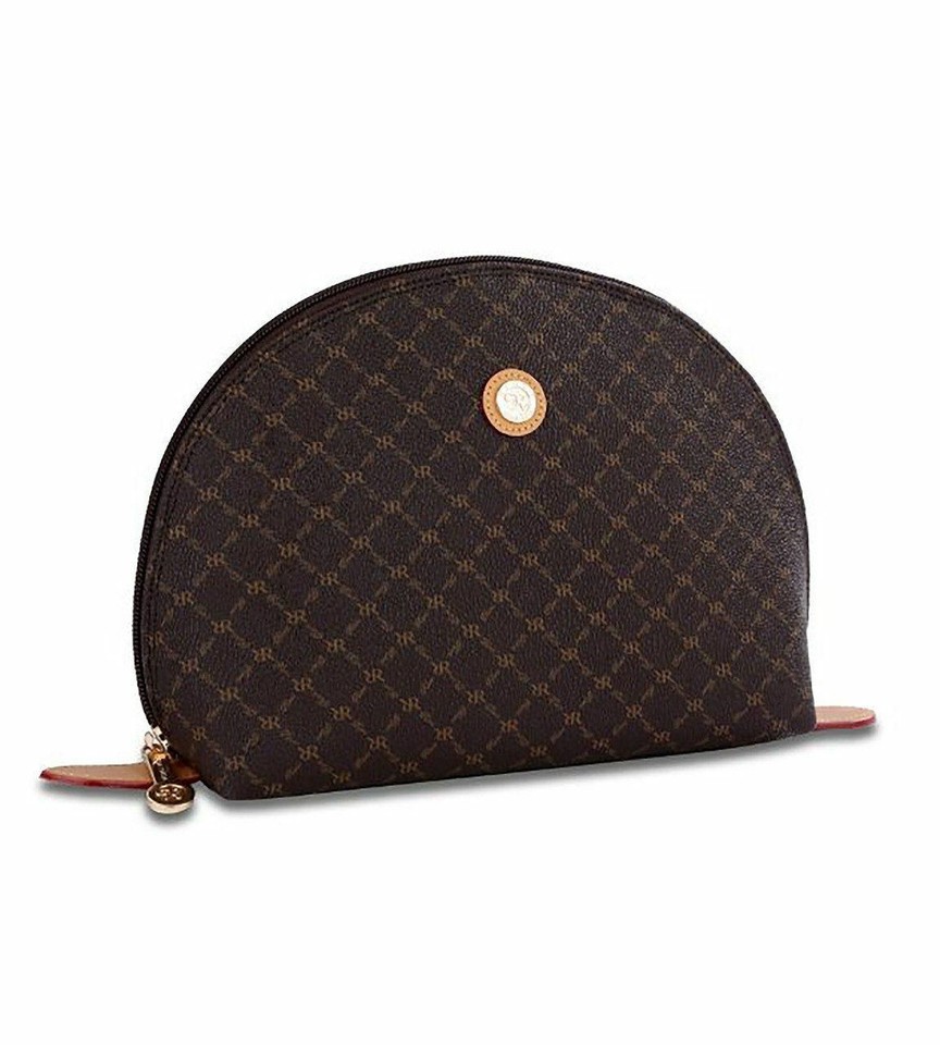 Rioni Brown Signature Large Cosmetic Pouch | eBay