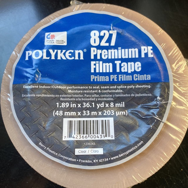 POLYKEN 827 Film Tape 36 yd L 1 7/8" W for sale online | eBay