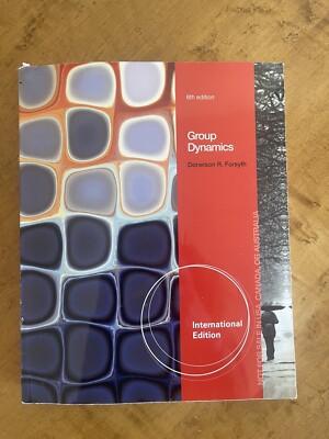 Group Dynamics 6th edition by Donelson R. Forsyth | eBay