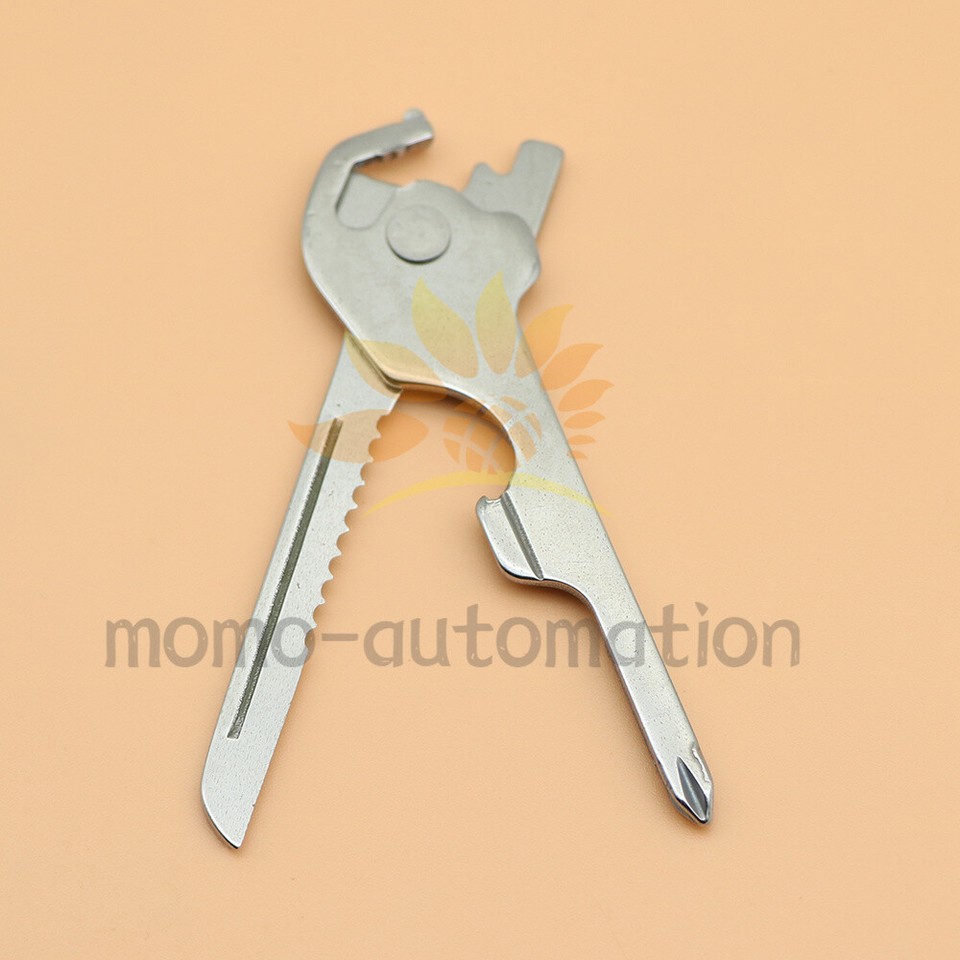 6-in-1 Utili Key Tool Keyring Keychain Gadgets Multifunction Stainless ...