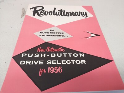 1956 CHRYSLER Push Button Drive Selector Original Sales Brochure | eBay