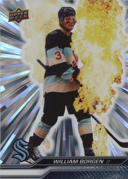 2023-24 Upper Deck Extended Series - William Borgen #621 Outburst for ...