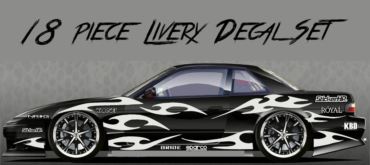 Drift Car Decals