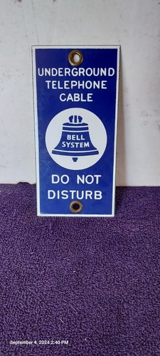 ☎Vintage BELL SYSTEM Underground Telephone Cable ~ Porcelain Coated ...