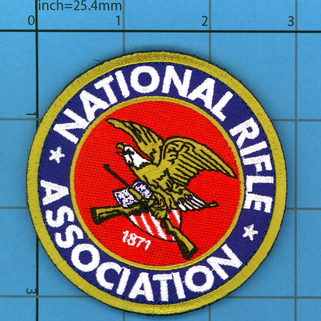 HOOK AND LOOP National Rifle Association America NRA patch Firearm 2ND ...