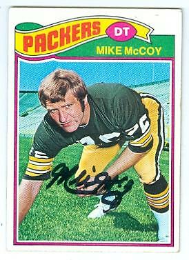 Mike McCoy autographed football card (Green Bay Packers) 1977 Topps #44 ...