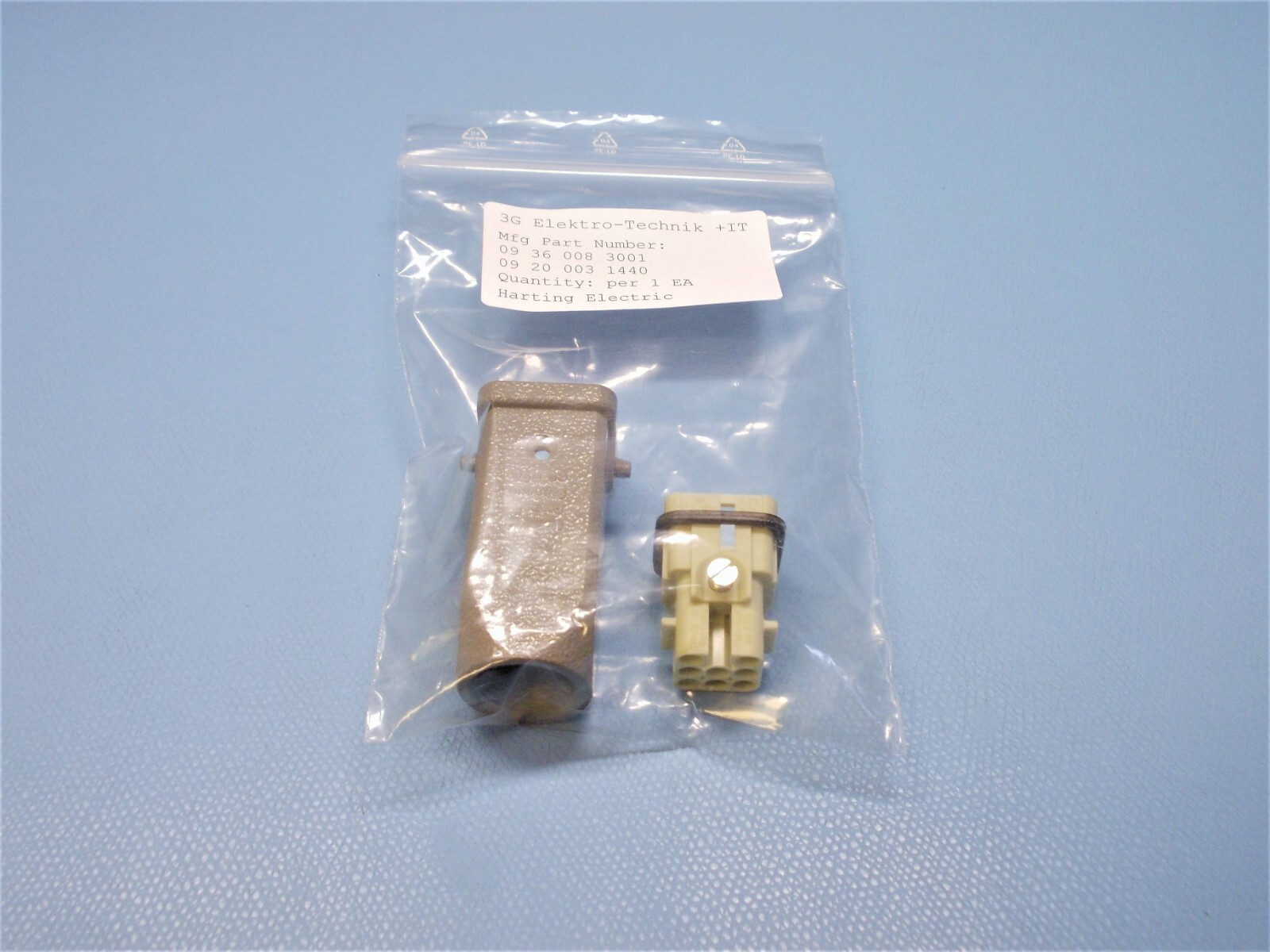 09200031440 und 09360083001 für HAN-Steckverbinder Han Größe 3A HARTING ...