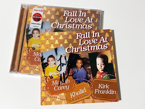 Mariah Carey Fall In Love At Christmas SIGNED CD Single Target OOP ...