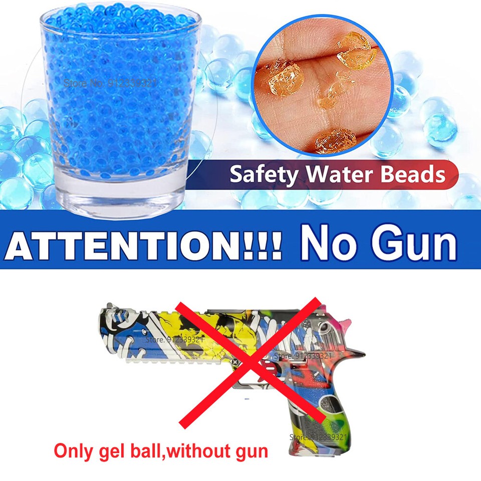 Electric Gel Ball Toy Eco-Friendly +1000 Gell Water Ammo Balls Gifts ...