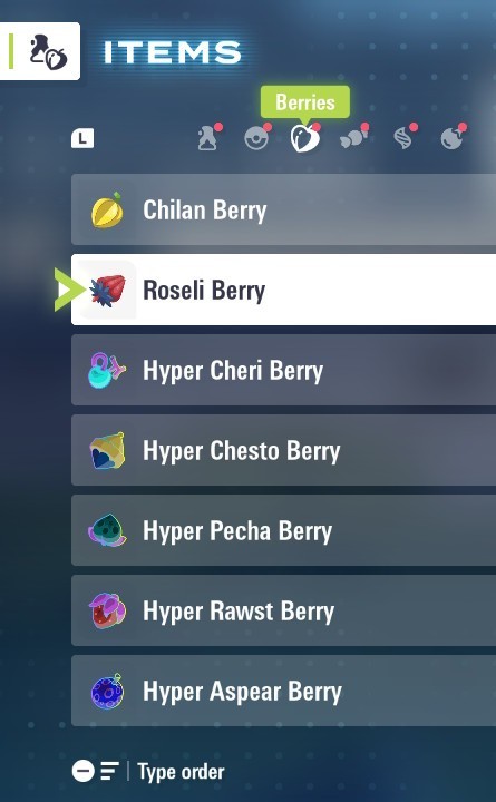 Choose Any 30 Hyper Berries Pokémon Legends Z-A Berry Item Pokemon ZA ...