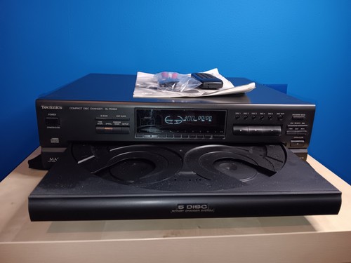 Technics 5 DISC CD Changer Player-SL-PD888-with Remote & Manual-Tested ...