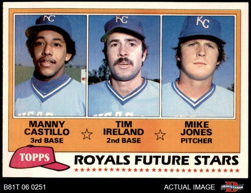 1981 Topps #66 Tim Ireland Royals ROOKIE 8 - NM/MT B81T 06 0251 | eBay