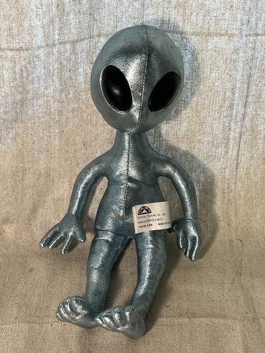 VTG Metallic Blue Alien Bean Bag Plush Oriental Trading Co 12” Retro ...