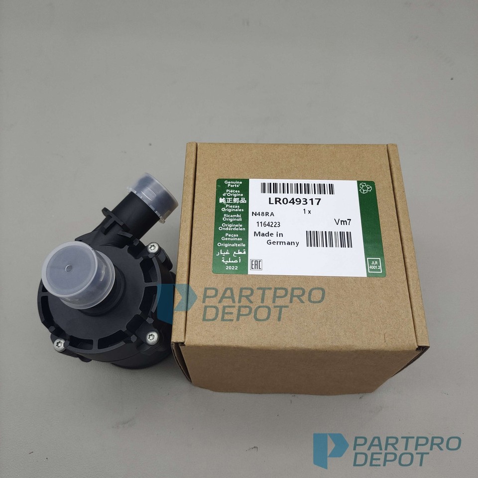 Auxiliary Water Pump LR049317 For Land Rover Range Sport Evoque Velar ...