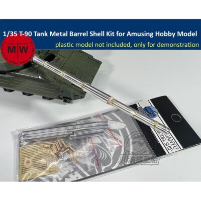 1/35 Scale T-90 Tank Metal Barrel Shell Kit for Amusing Hobby Model ...
