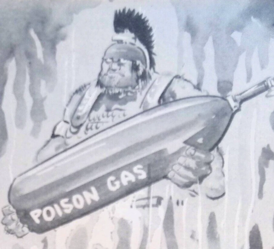 Cartoon Poison Gas