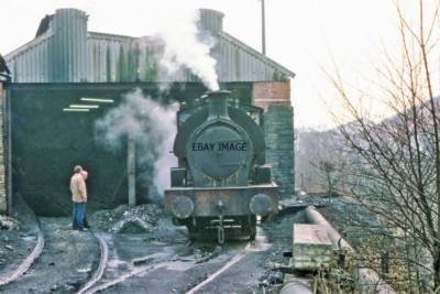 PHOTO STEAM LOCO AT MOUNTAIN ASH 24TH FEBRUARY 1976 | eBay UK