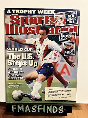 O2 2002 LANDON DONOVAN US WORLD CUP SOCCER Sports Illustrated | eBay