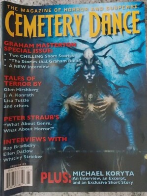 Vintage Cemetery Dance Magazine 2011 #65 Graham Masterton Special Issue ...