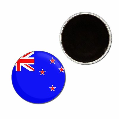 New Zealand Flag - Button Badge Fridge Magnet - Decoration Fun ...