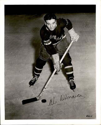 PF14 Original Photo AB DEMARCO 1969-73 NEW YORK RANGERS NHL ICE HOCKEY ...