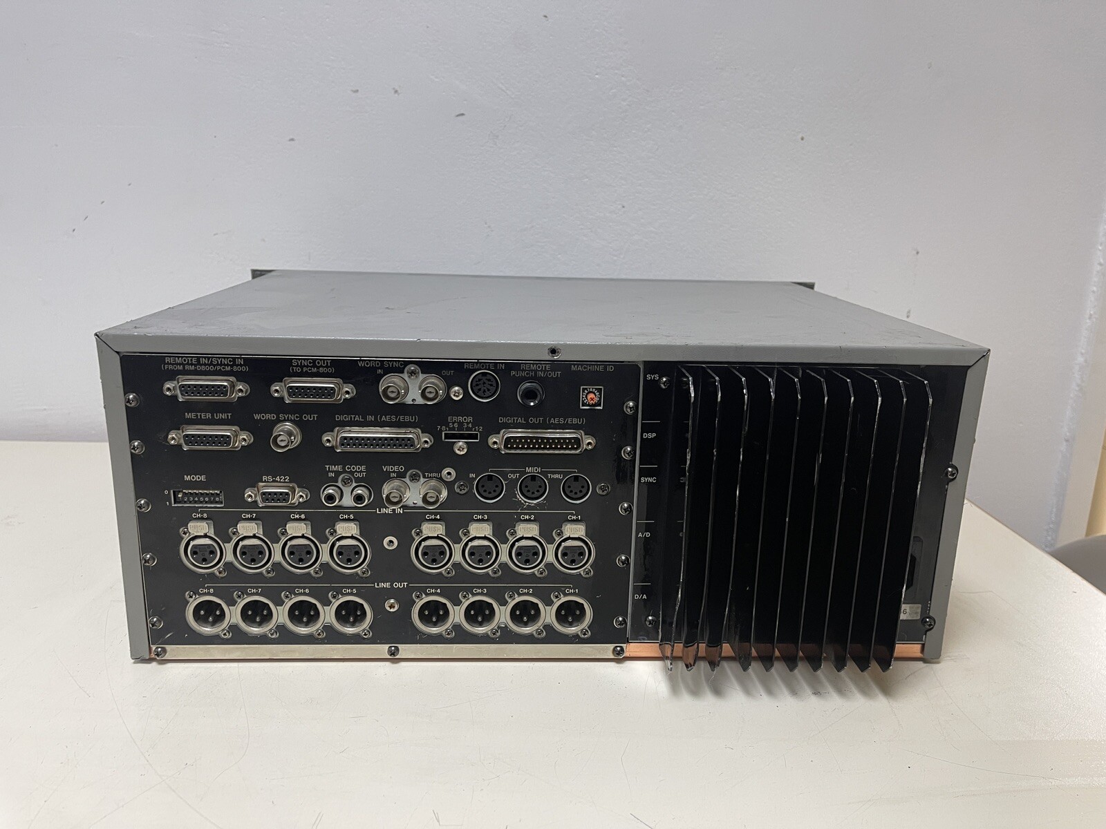 Sony PCM-800 DAT 8-Track Cassette Digital Audio Recorder Player | eBay.de