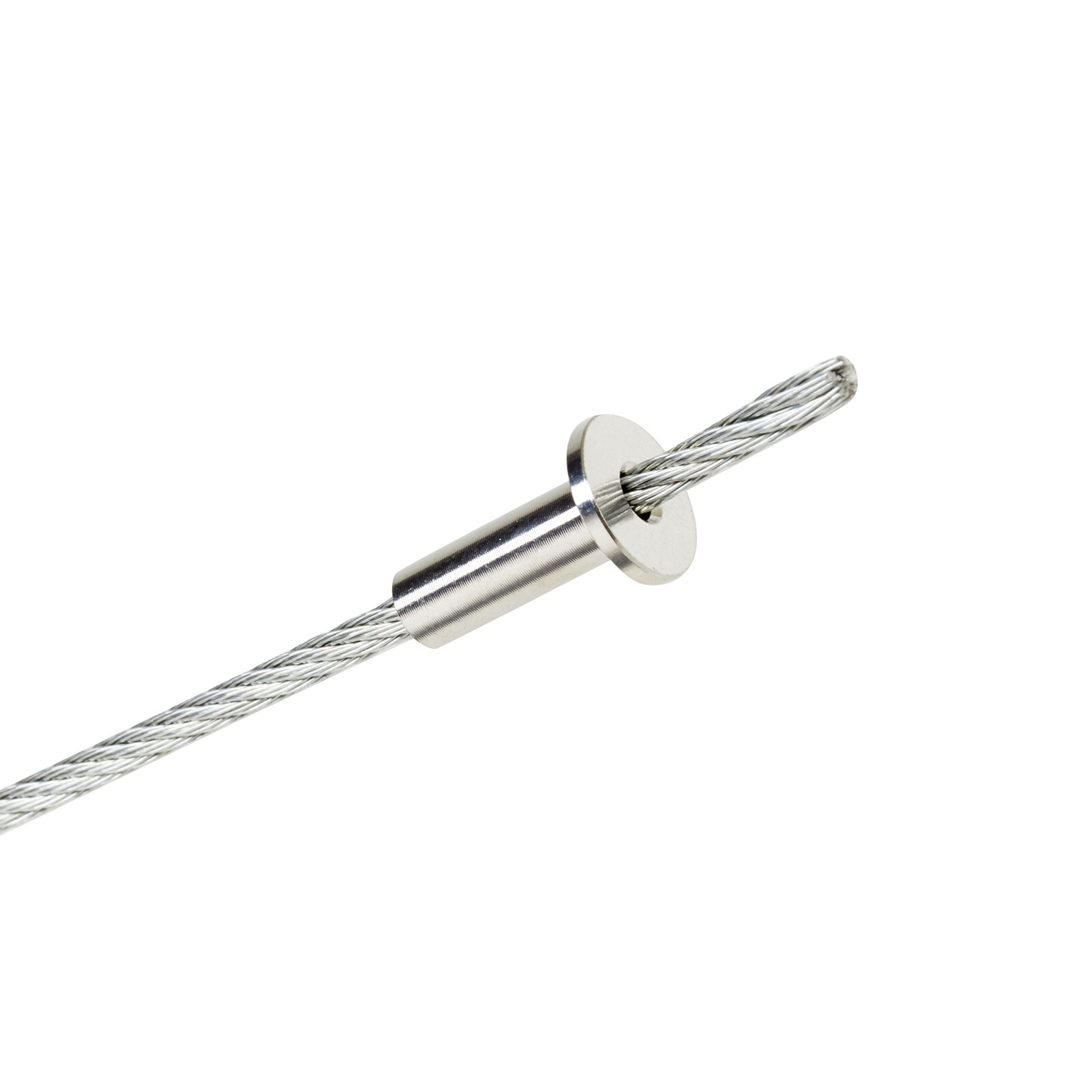 80x Stainless Steel Cable Protector Sleeves for 1/8" Wire Rope, 0.5x0.8 ...