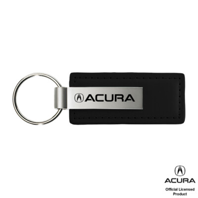 Acura Black Leather Key Chain | eBay