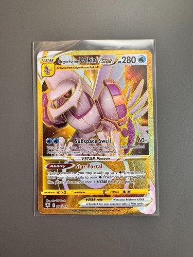 Pokemon TCG Origin Forme Palkia VSTAR 208/189 Golden Rare Astral ...
