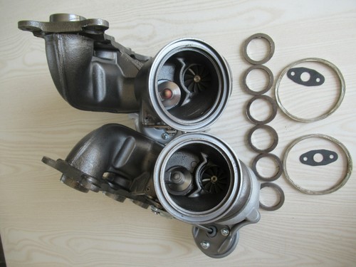 Twin Turbocharger 11657593016 11657593015 BMW 335is 335i 335xi N54 3.0L ...