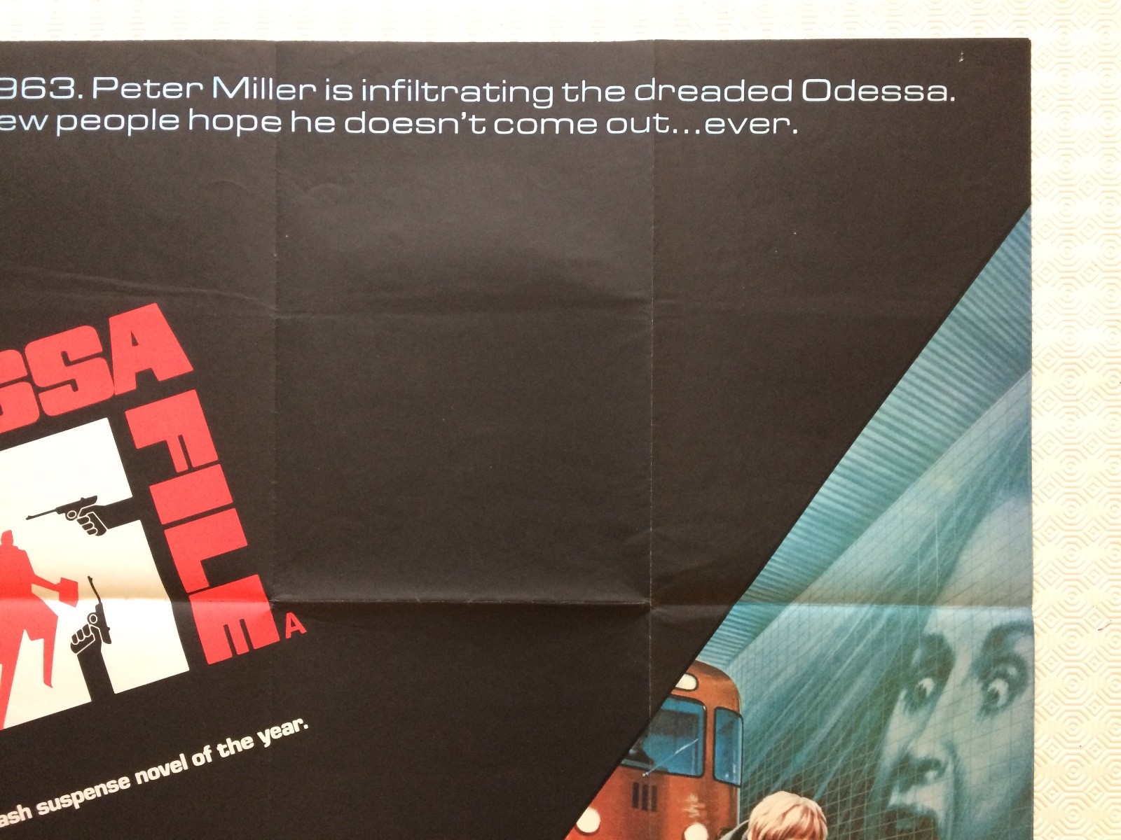 The Odessa File 1974 Original UK Movie Quad Poster Jon Voight ...