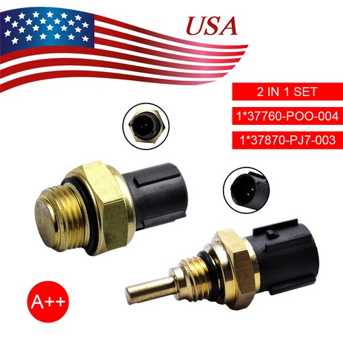 Set of 2 Cooling Fan Switch Coolant Temp Sensor Fit Honda Accord CR-V ...