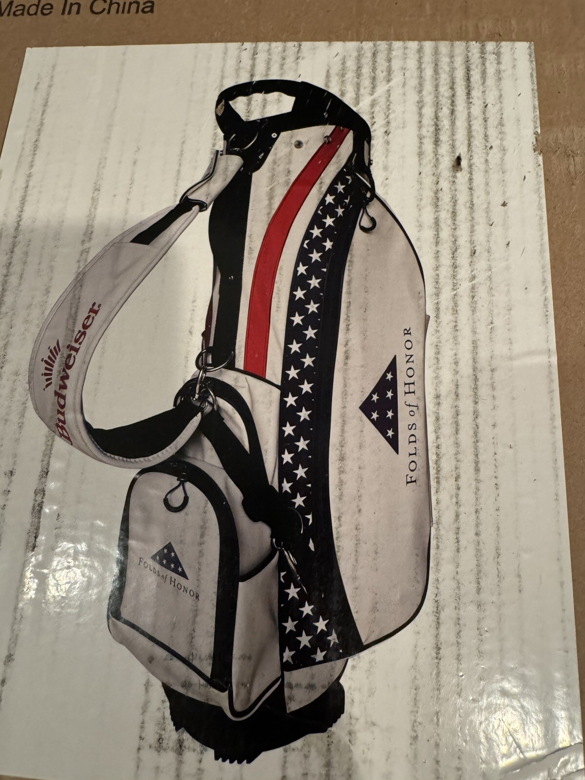 Folds of Honor Budweiser Golf Stand Bag | eBay
