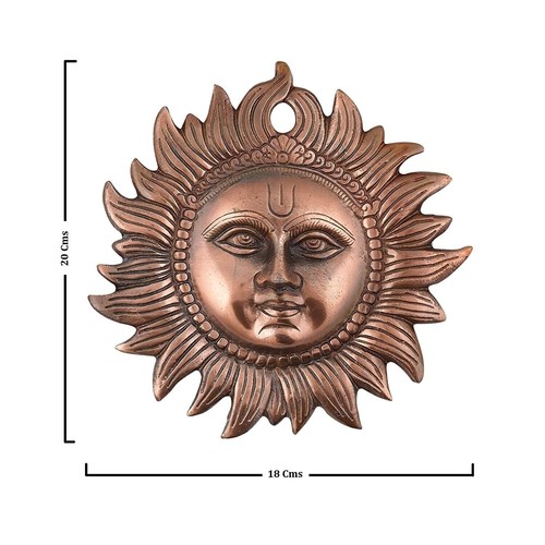 Copper Sun Idol Wall Hanging Decorative Items Door Hanging Home Décor ...