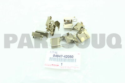 0494742050 Genuine Toyota FITTING KIT, DISC BRAKE, FRONT 04947-42050 | eBay