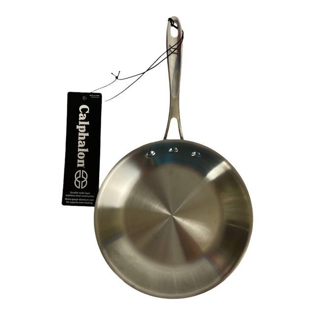 Calphalon Stainless Steel Fry Pan 8" 1388 Omelette Skillet for sale ...