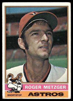 1976 Topps Roger Metzger #297 Houston Astros Baseball Card | eBay