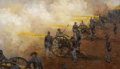 CIVIL WAR CANNON FIRE Very Realistic on 8-1/2 x11 inch PREMIUM PHOTO ...