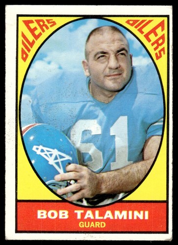1967 TOPPS BOB TALAMINI C HOUSTON OILERS #54 | eBay