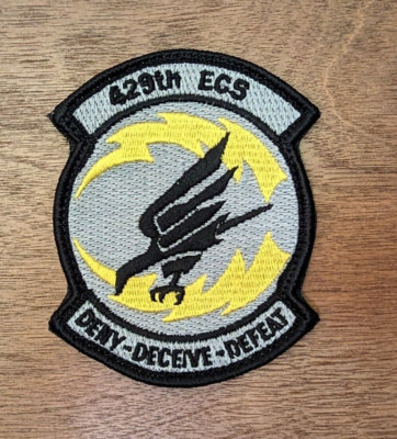 429TH ELECTRONIC COMBAT SQN Deny-Deceive-Defeat ECS EF-111 RAVEN Grey vêlkrö | eBay