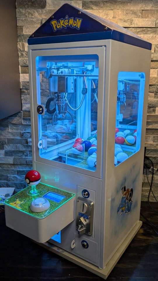 Pokemon Themed Arcade Mini Claw Crane Machine 110v Bar Top Charizard ...